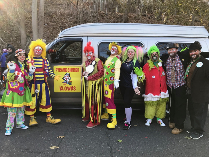 Pyramid Shrine Temple Clowns Appear At Seymour Christmas Parade ...