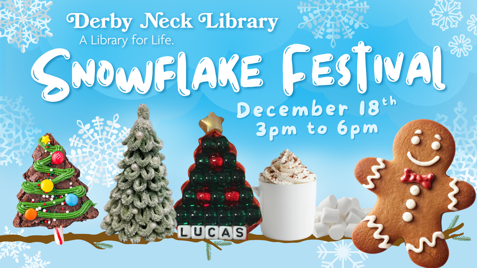 Snowflake Festival Scheduled Dec. 18 At Derby Neck Library - Valley ...